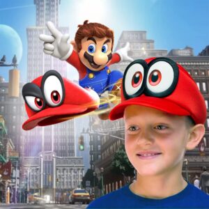 Nintendo Super Mario Odyssey Cappy Hat Cosplay Accessory Red