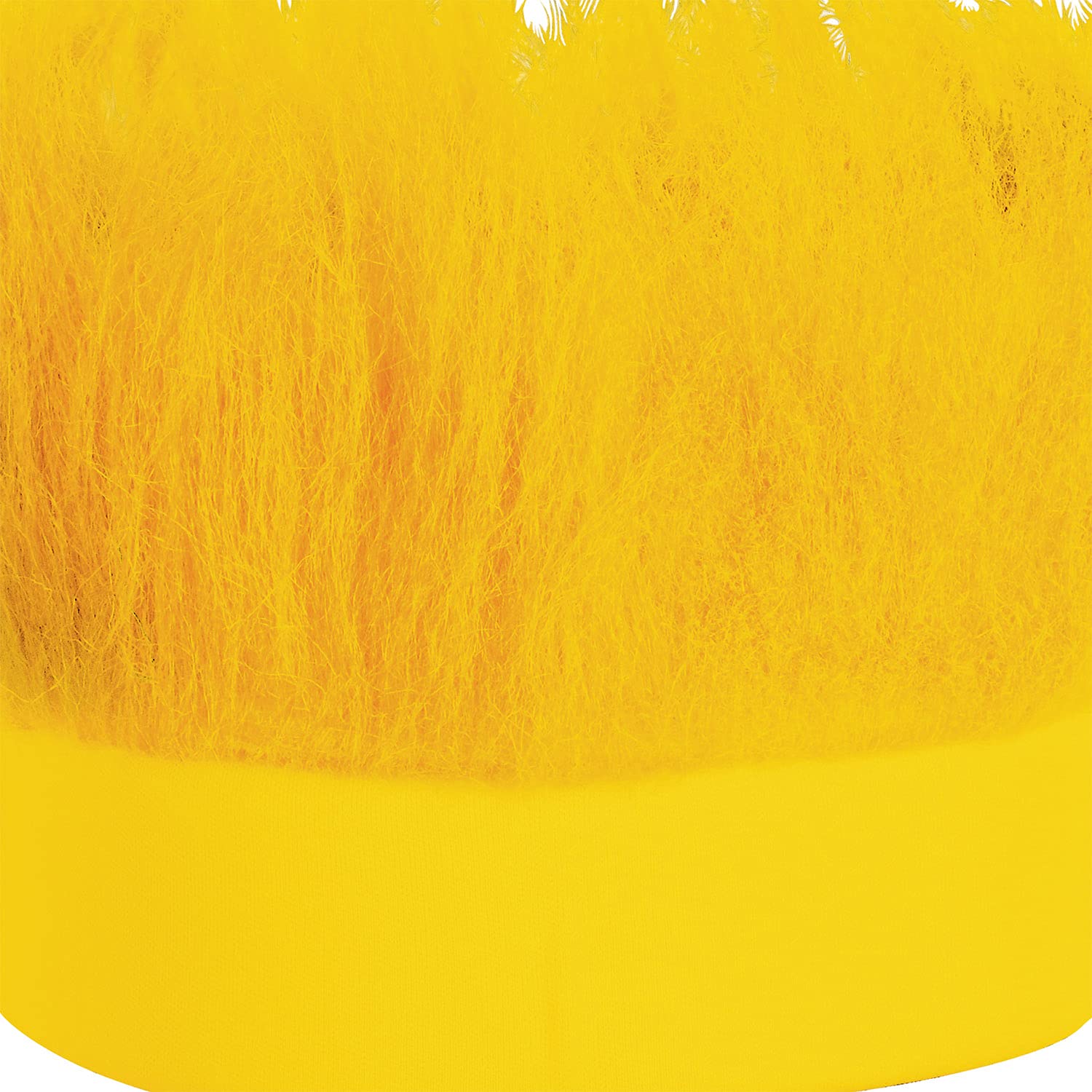 Beistle Yellow Hairy Headband