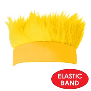 Beistle Yellow Hairy Headband