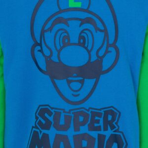 Super Mario Nintendo Luigi Little Boys Varsity Bomber Jacket 7-8