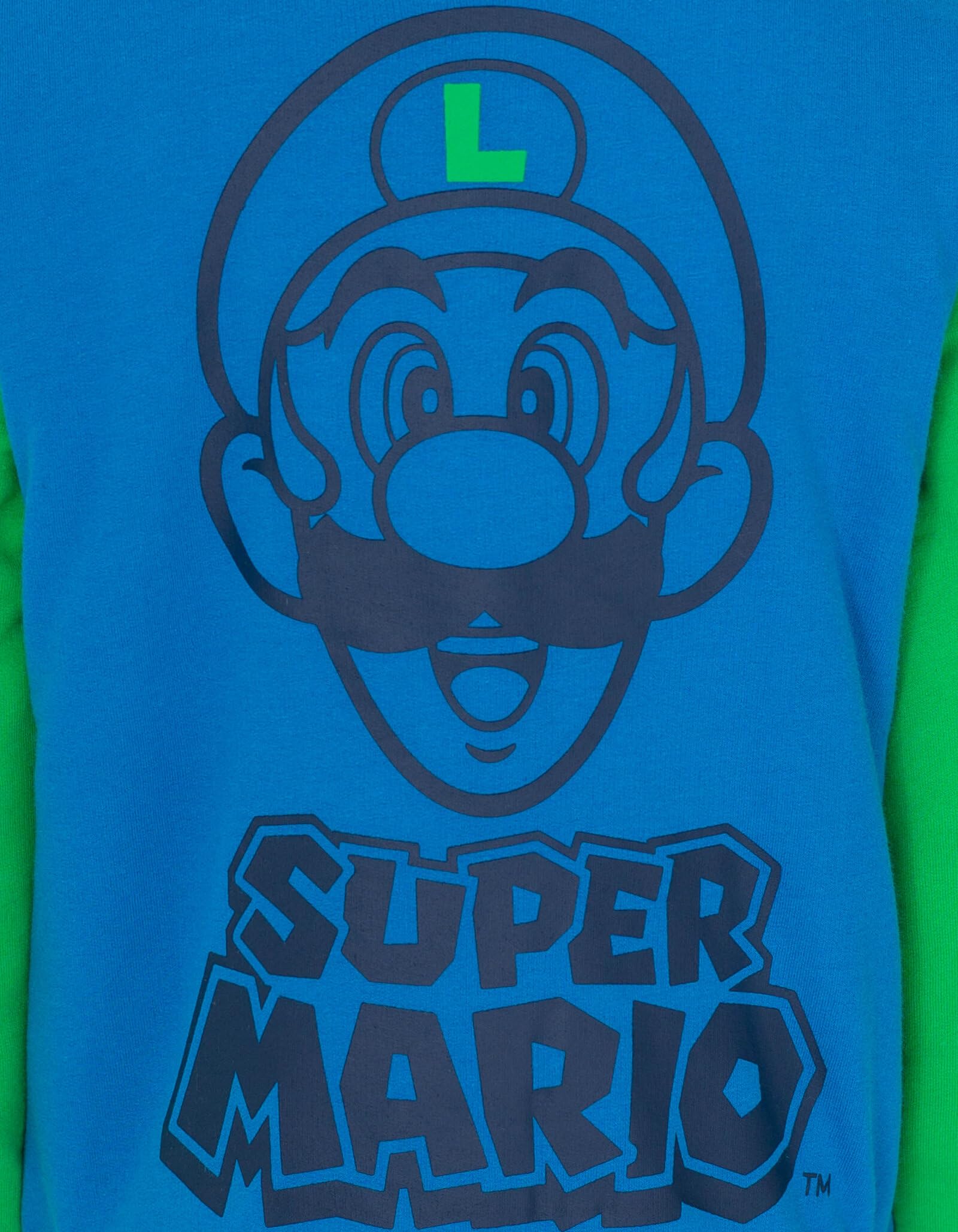 Super Mario Nintendo Luigi Little Boys Varsity Bomber Jacket 7-8