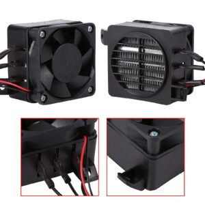 Atyhao 100W 12V PTC Car Fan Air Heater Constant Temperature HeatingHeaters with Insulator and Mounting Holes, Applicable for Heater and Air Conditioning