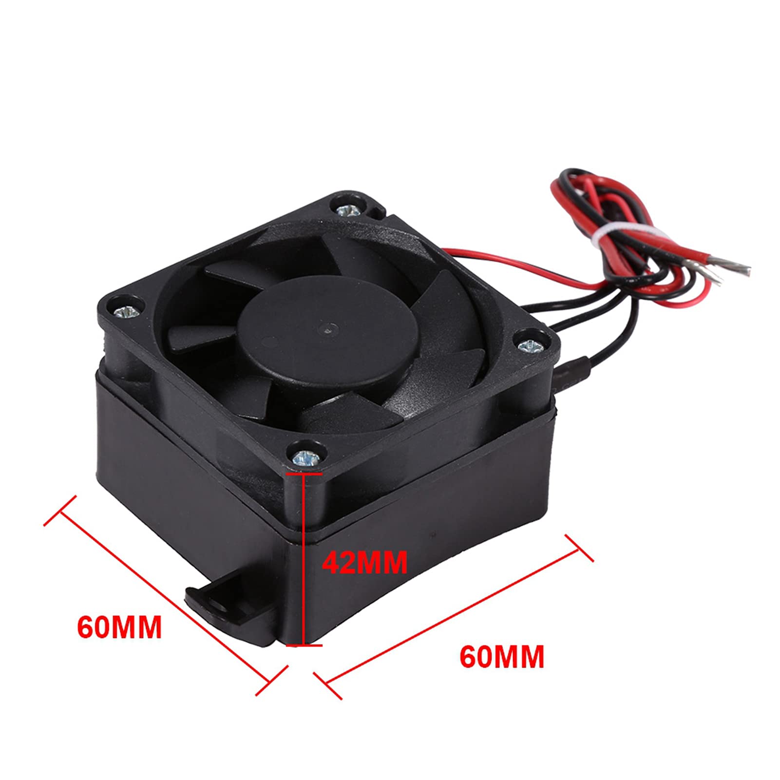 Atyhao 100W 12V PTC Car Fan Air Heater Constant Temperature HeatingHeaters with Insulator and Mounting Holes, Applicable for Heater and Air Conditioning