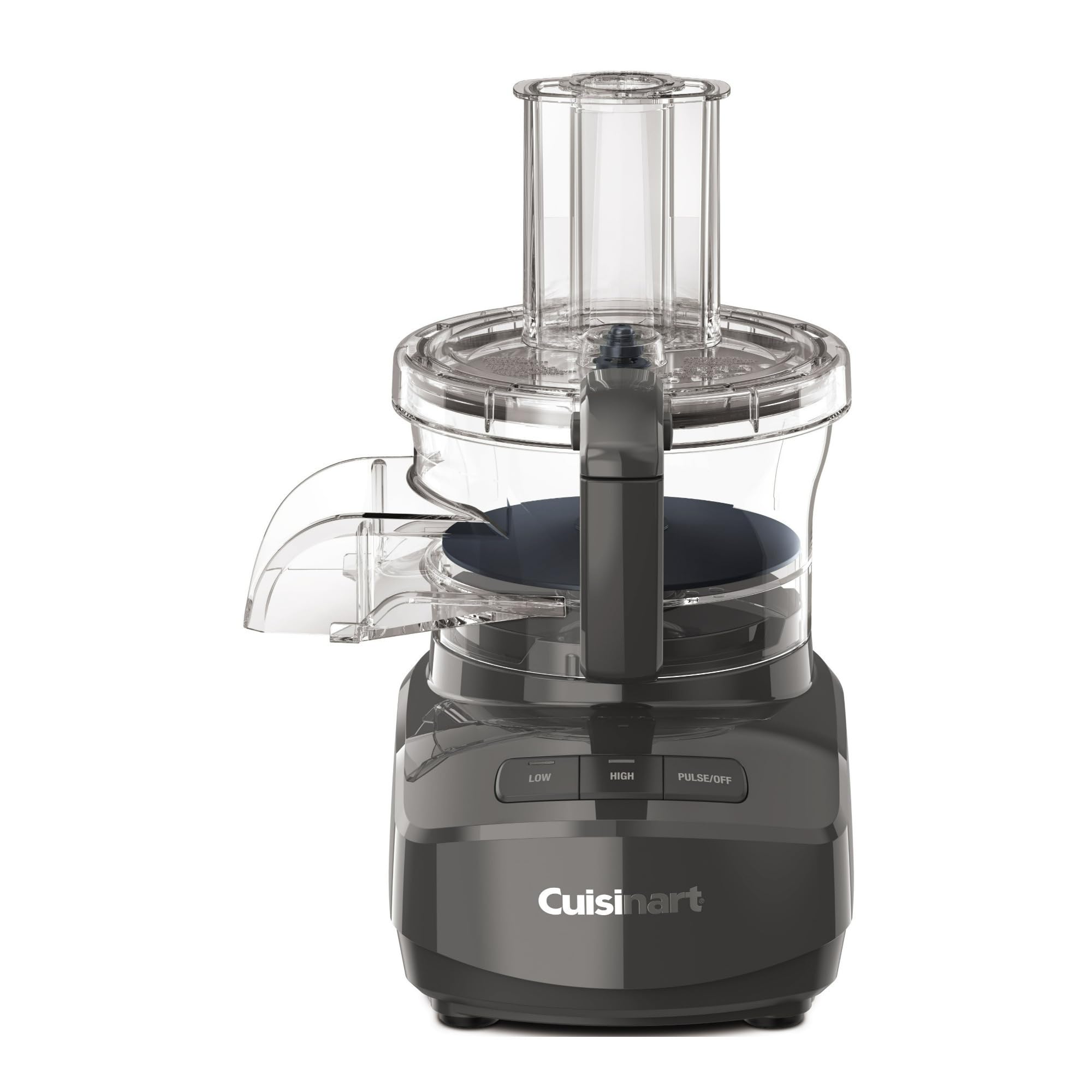 Cuisinart 9-Cup Food Processor (Gray) - Efficient Universal Blade, In-Bowl Storage, and Quick Chopping - Kitchen Appliance for Home Chefs Bundle with Measuring Spoons, and 2-Piece Spatula (3 Items)