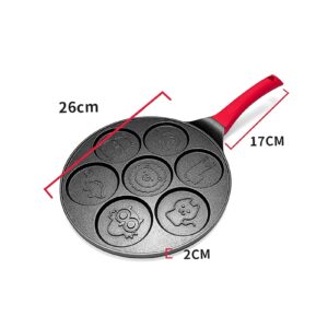 Keppy Pancake Maker Pan - Griddle Pancake Pan Molds for Kids Nonstick Pancake Griddle Pan with 7 Animal Shapes