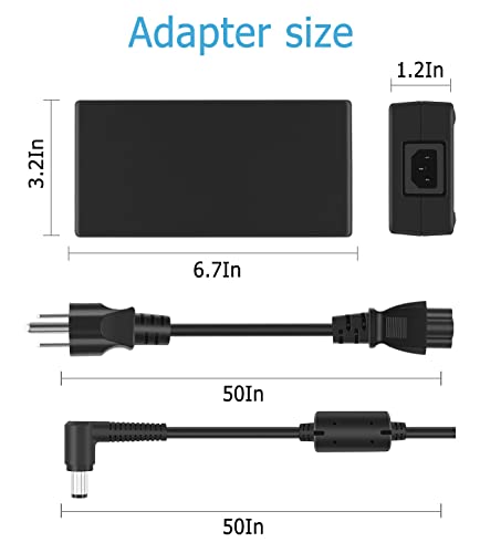 230W AC Charger for Acer Predator 15 G9-593 G9-593G 17 G5-793 G5-793G G9-793 G9-793G Predator Helios 500 PH517-51 PT715-51 PT917-71 Predator Triton 700 Predator Triton 900 PT917-71