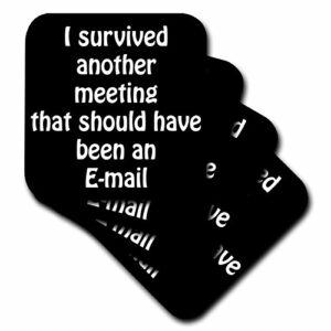 3drose cst_218472_2 i survived another meeting that should have been an email soft coasters, (set of 8)