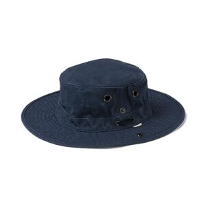 tilley unisex adult classic t3 sun hat, dark navy, 7.375 us