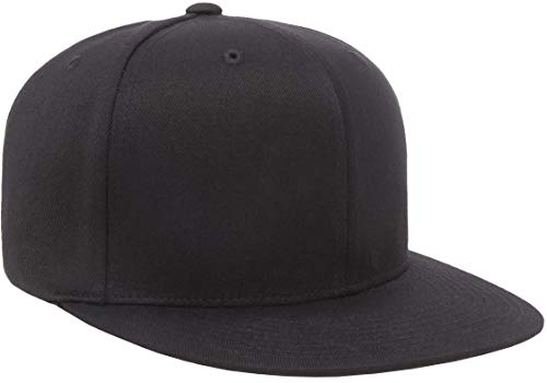 Flexfit Men's On Field Pro-Baseball Cap, Black, Large-X-Large