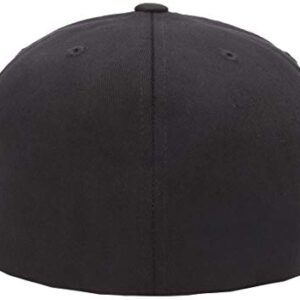 Flexfit Men's On Field Pro-Baseball Cap, Black, Large-X-Large