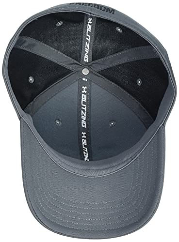 Under Armour Men's Freedom Blitzing Hat , Pitch Gray (012)/Black , Large/X-Large