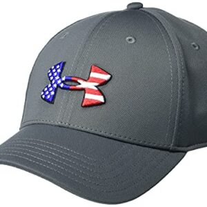 Under Armour Men's Freedom Blitzing Hat , Pitch Gray (012)/Black , Large/X-Large