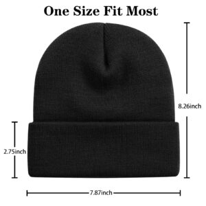 ZOORON Beanies Hats for Men Women Knit Hats Winter Beanies Men's Women's Knit Cuffed Beanies Hats