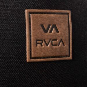 RVCA Men's Adjustable Snapback Brim Hat, CURVED TRUCKER/BLACK, 1SZ