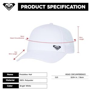 Roxy Women's FINISHLINE HAT, Bright White EXC, One Size