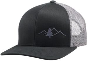 lindo trucker hat - great outdoors collection (black/graphite)