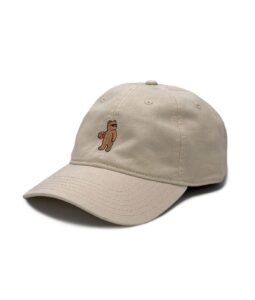 riot society riot bear embroidered dad hat - khaki, one size