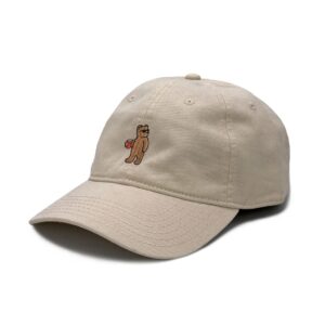 Riot Society Riot Bear Embroidered Dad Hat - Khaki, One Size