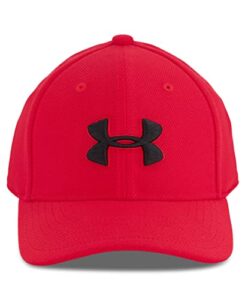 under armour boys boys' hat baseball cap, red sp22, 1-3t us