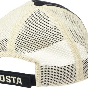 Costa Del Mar teen Trucker Hat, Black + Stone, One Size US