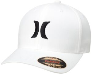 hurley one & only men's hat, size small-medium, white