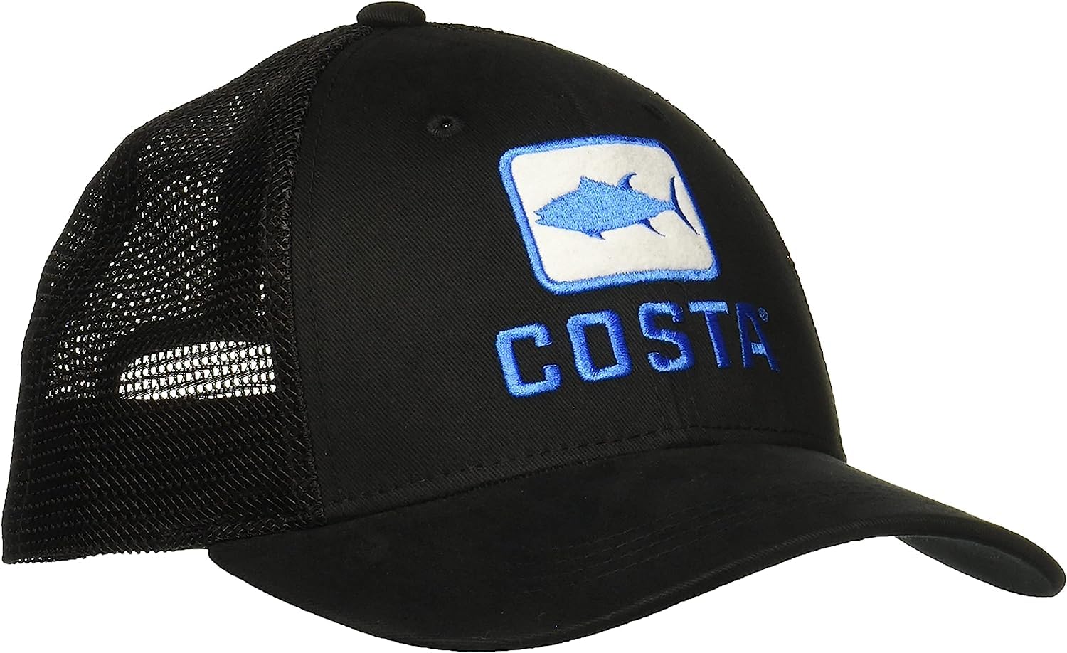 Costa XL Trucker Hat, Tuna, Black + Black