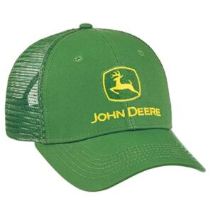 john deere green ag twill/mesh hat/cap - lp79612