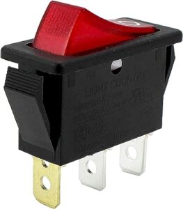 120927-24 120 volt rocker switch lighted on off for fmi desa electric fireplaces（1 pcs）