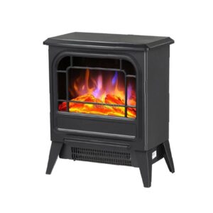 moowi electric fireplace simulation fire electric fireplace heater vertical heater's household electric heater to office 220 v fireplace chimney (color : black, size : 43cm_35cm_cn)