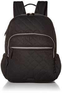 vera bradley women's performance twill campus backpack, black, one size