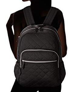 Vera Bradley Women's Performance Twill Campus Backpack, Black, One Size