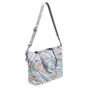 Vera Bradley Women's Recycled Lighten Up Reactive Tote Bag, Citrus Paisley, One Size