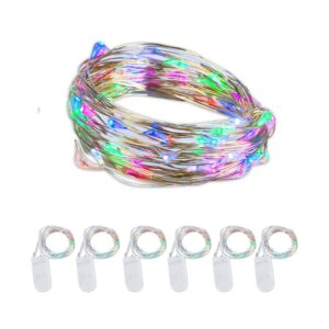 6 x 20 led mc string battery operated copperr string wire fairy lights xmas party