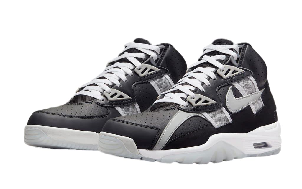 Nike Mens Air Trainer SC High DZ4405 001 Raiders - Size 9 Black/Grey-White