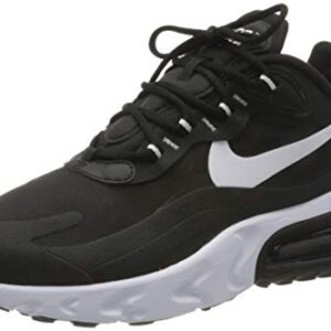 Nike Air Max 270 React Mens Running Trainers CI3866 Sneakers Shoes (UK 9.5 US 10.5 EU 44.5, Black White Black 004)