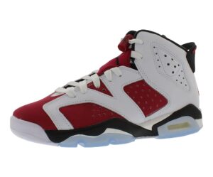 nike jordan youth air 6 retro gs 384665 106 carmine - size 6.5y