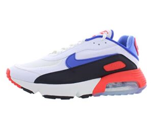 nike mens air max 2090 eoi running trainers da9357 shoes, summit white/racer blue-black, 12