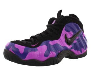 nike air foamposite pro mens mens 624041-012, black/court purple/hyper viole, 11.5