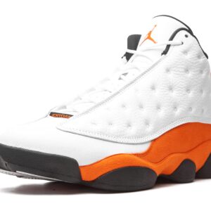 Nike Men's Air Jordan 13 Retro Starfish, White/Black/Starfish, 7.5