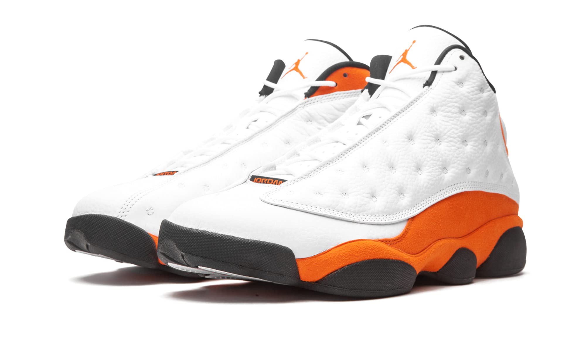 Nike Men's Air Jordan 13 Retro Starfish, White/Black/Starfish, 7.5