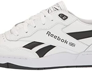 Reebok Unisex BB 4000 II Sneaker, FTWR White/Core Black/Pure Grey, 12 US men