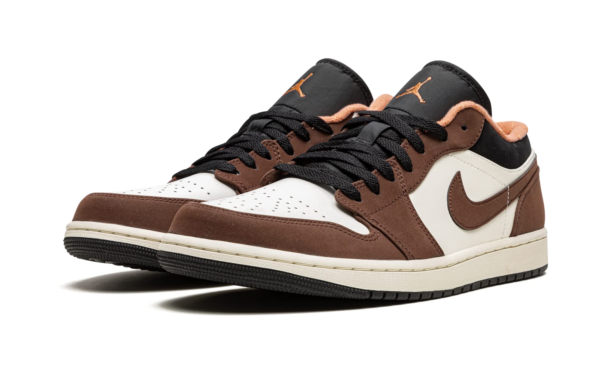 Nike Jordan Mens Jordan 1 Low DC6991 200 Mocha - Size 8.5 Mocha/White-black