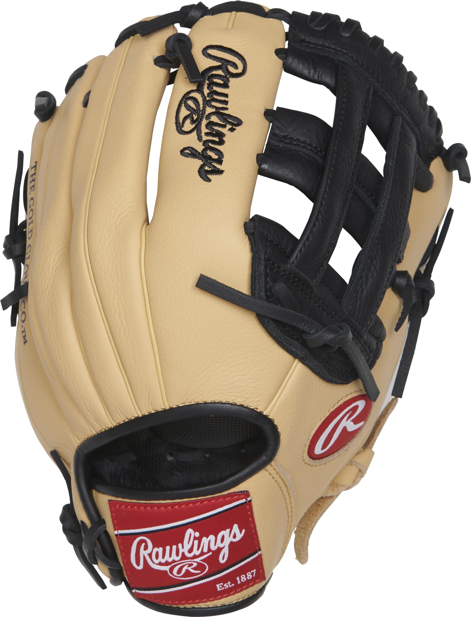 Rawlings | SELECT PRO LITE Youth Baseball Glove | Brandon Crawford Pattern | Left Hand Throw | 11.25" - Pro H-Web | Camel/Black