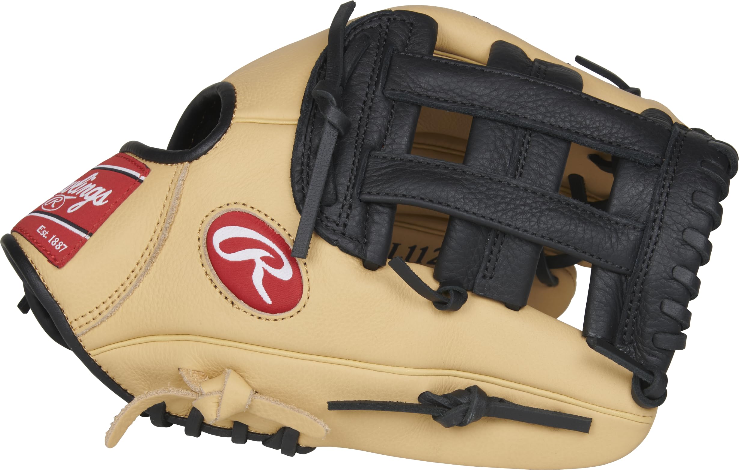 Rawlings | SELECT PRO LITE Youth Baseball Glove | Brandon Crawford Pattern | Left Hand Throw | 11.25" - Pro H-Web | Camel/Black