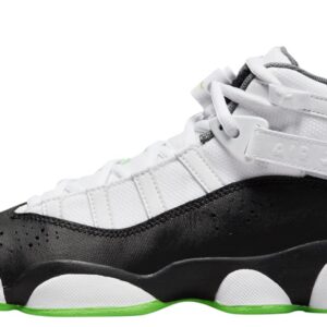 Big Kid's Jordan 6 Rings White/Green Strike-Black (323419 130) - 5