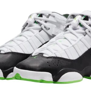 Big Kid's Jordan 6 Rings White/Green Strike-Black (323419 130) - 5