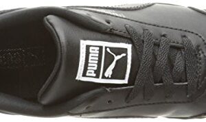 PUMA Roma Basic JR Sneaker (Little Kid/Big Kid) , Black/Black, 6.5 M US Big Kid