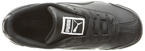 PUMA Roma Basic JR Sneaker (Little Kid/Big Kid) , Black/Black, 6.5 M US Big Kid