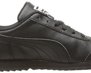 PUMA Roma Basic JR Sneaker (Little Kid/Big Kid) , Black/Black, 6.5 M US Big Kid