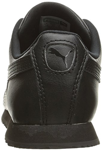 PUMA Roma Basic JR Sneaker (Little Kid/Big Kid) , Black/Black, 6.5 M US Big Kid